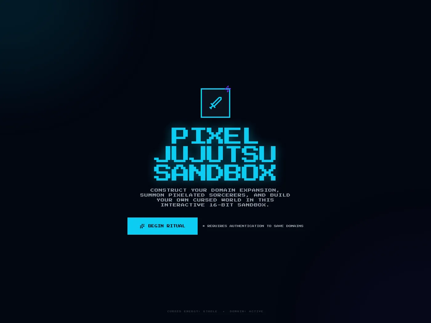 Pixel Jujutsu Sandbox