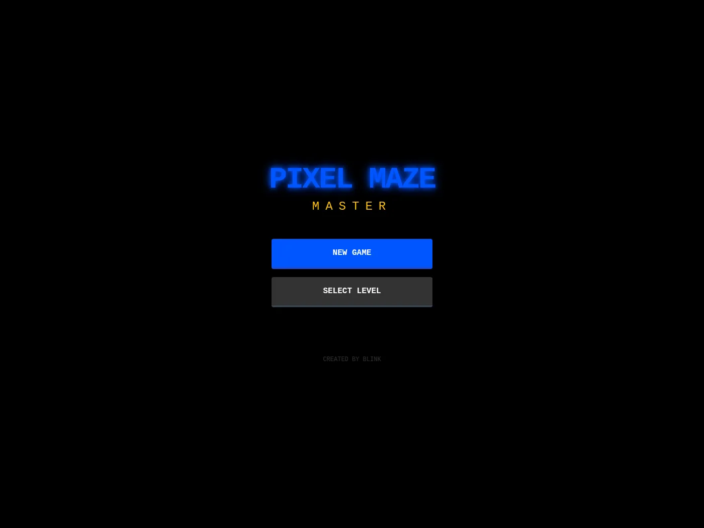 Pixel Maze Master