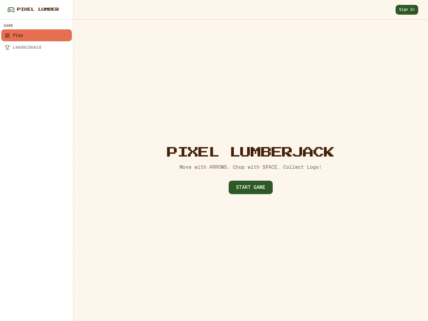 Pixel Player Mini Game