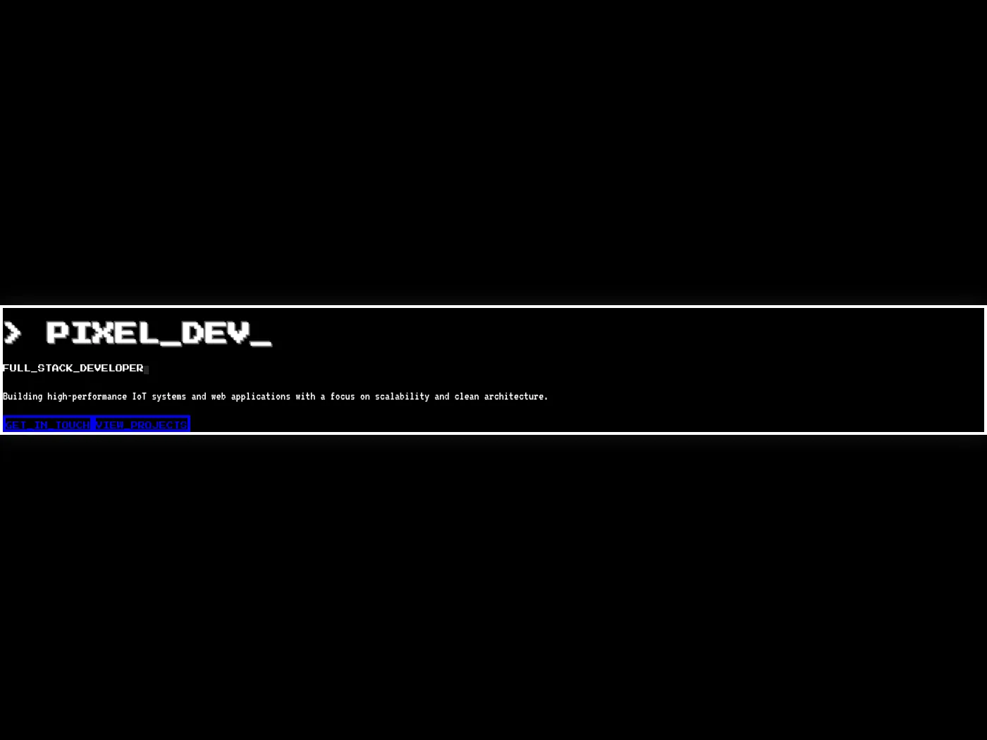 Pixel Portfolio