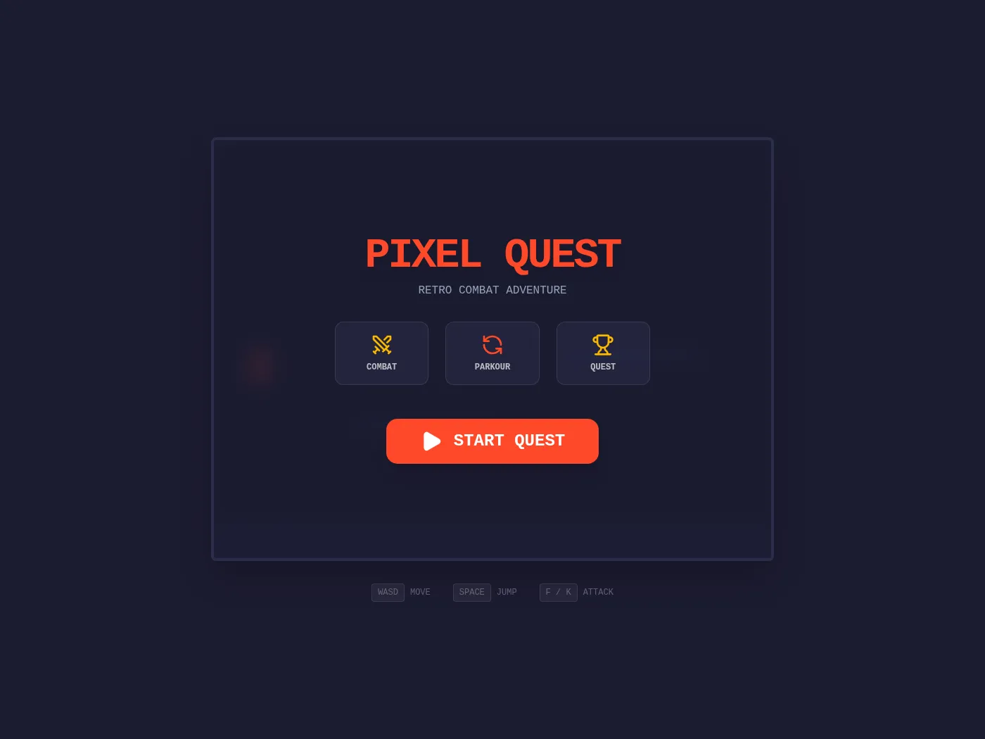 PixelQuest 2D Game