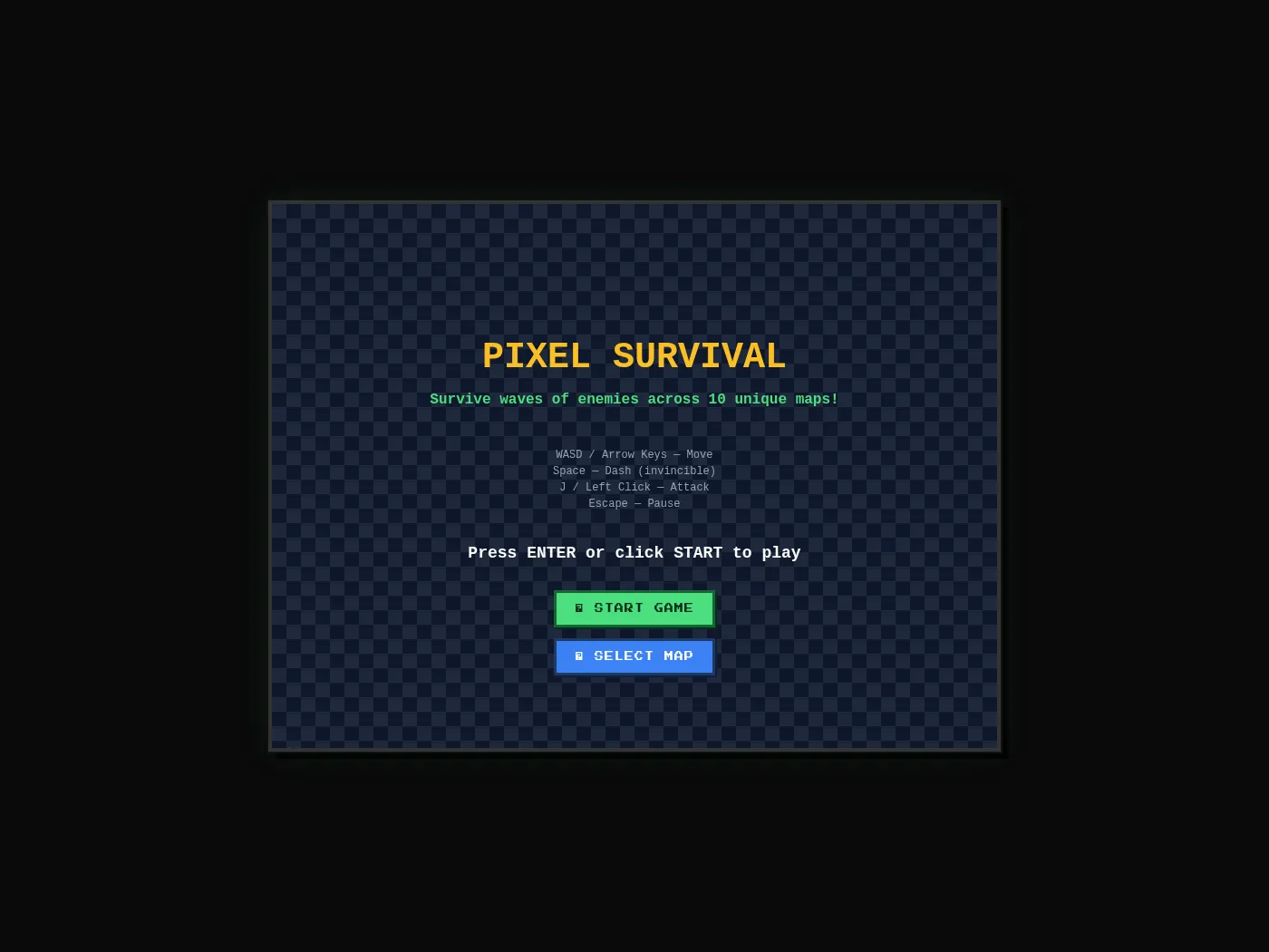 Pixel Frenzy Survival