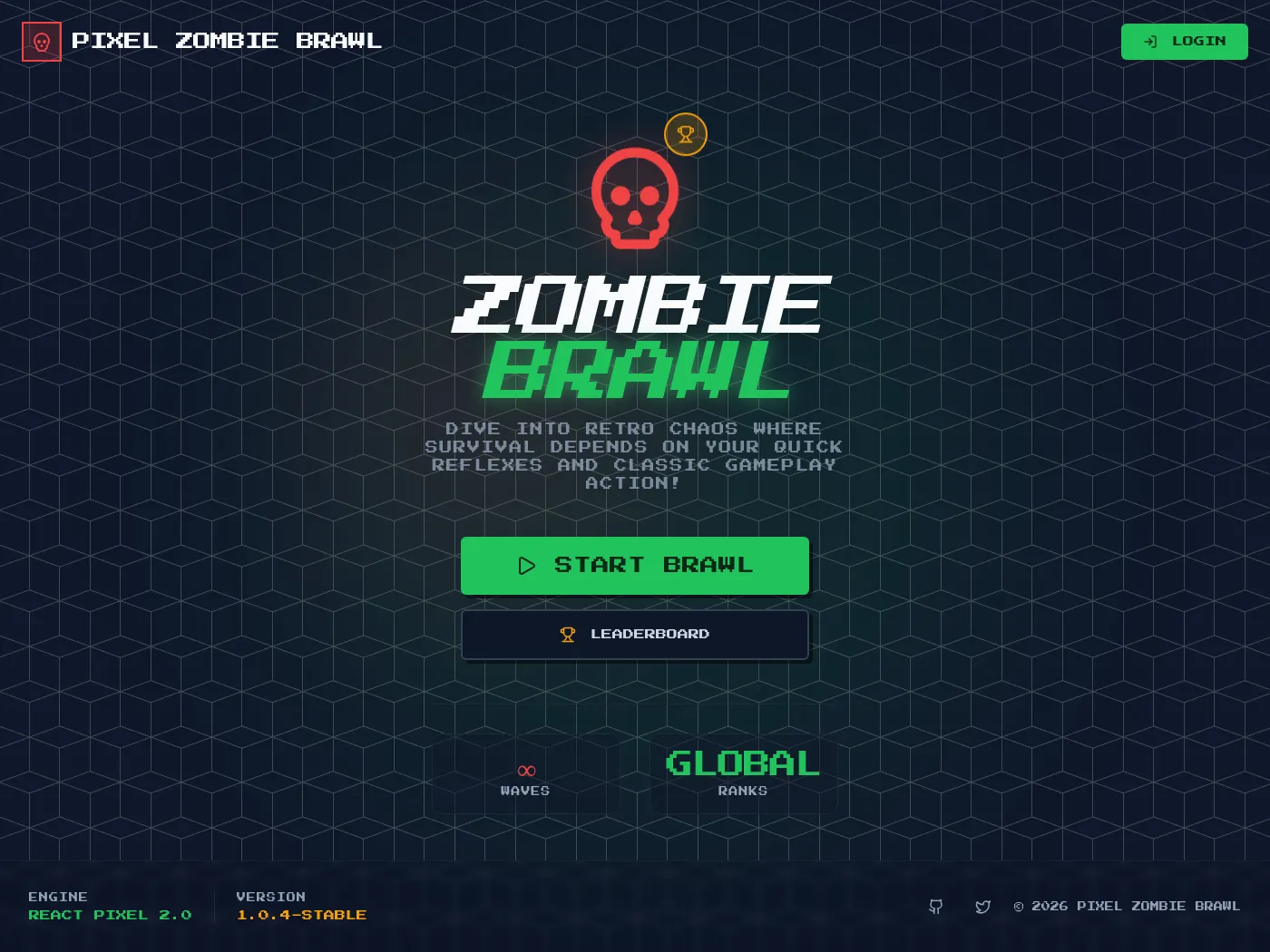 Pixel Zombie Brawl