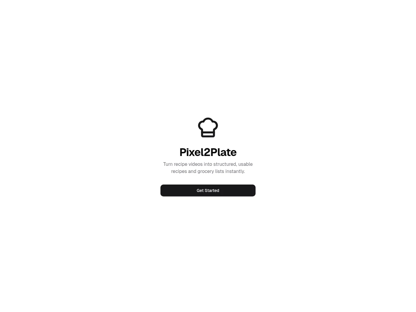 Pixel2Plate