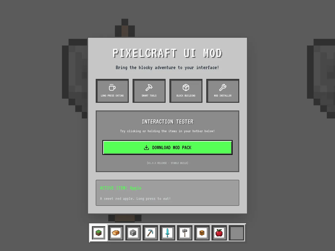 PixelCraft UI Mod