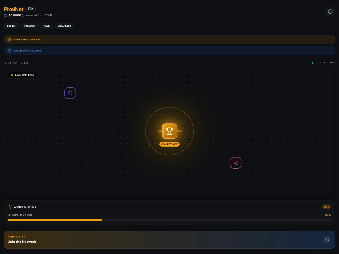 PixelNet TON UI