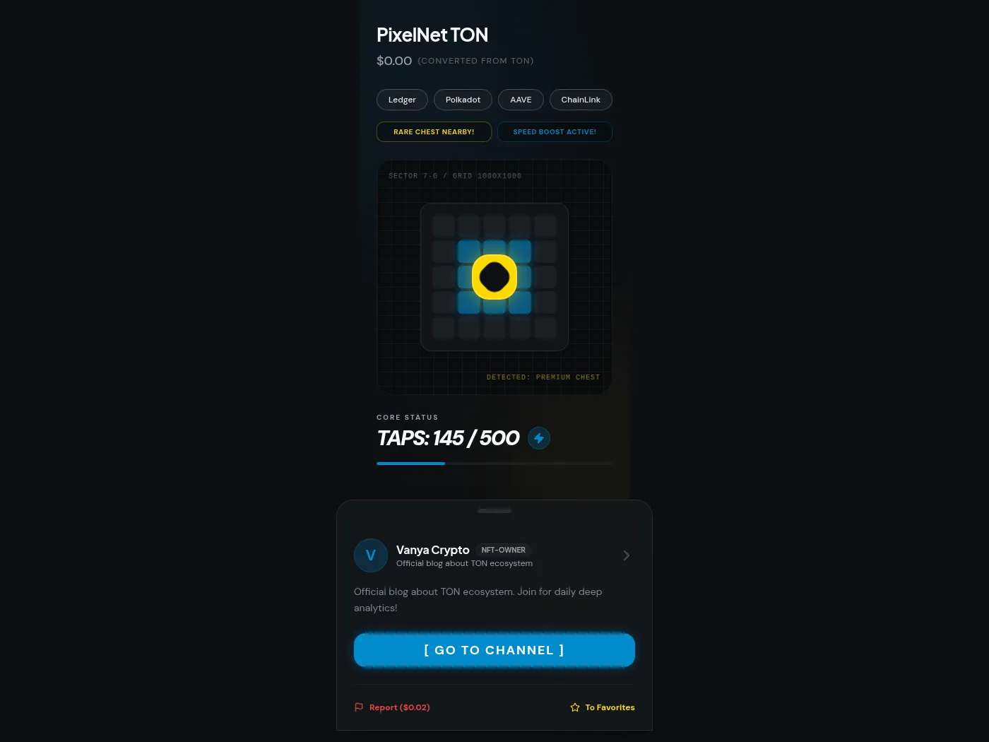 PixelNet TON UI