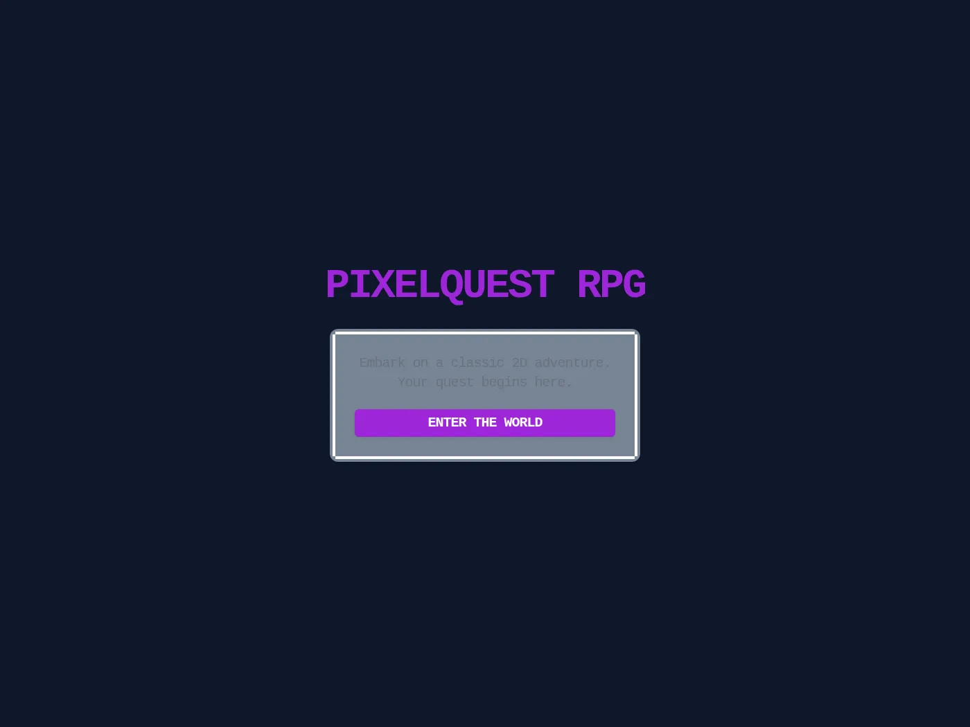 PixelQuest RPG