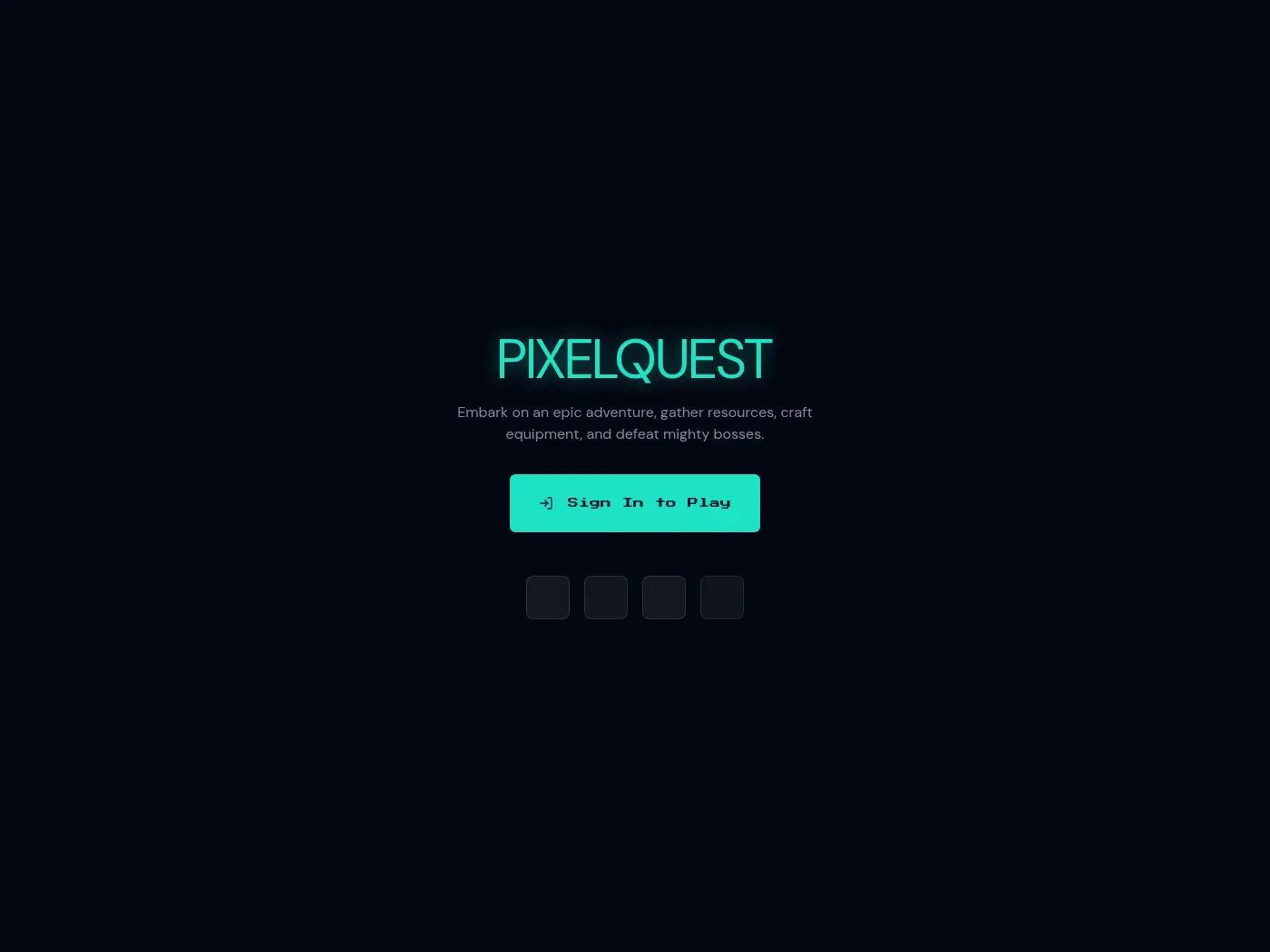 PixelQuest Adventure Site