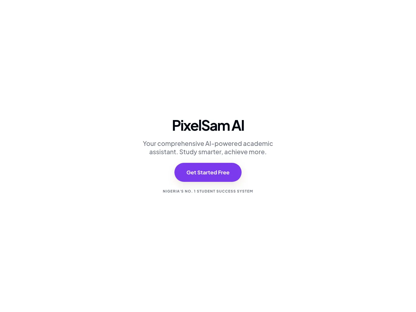 PixelSam AI Academic Assistant