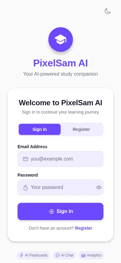 PixelSam AI Study Hub