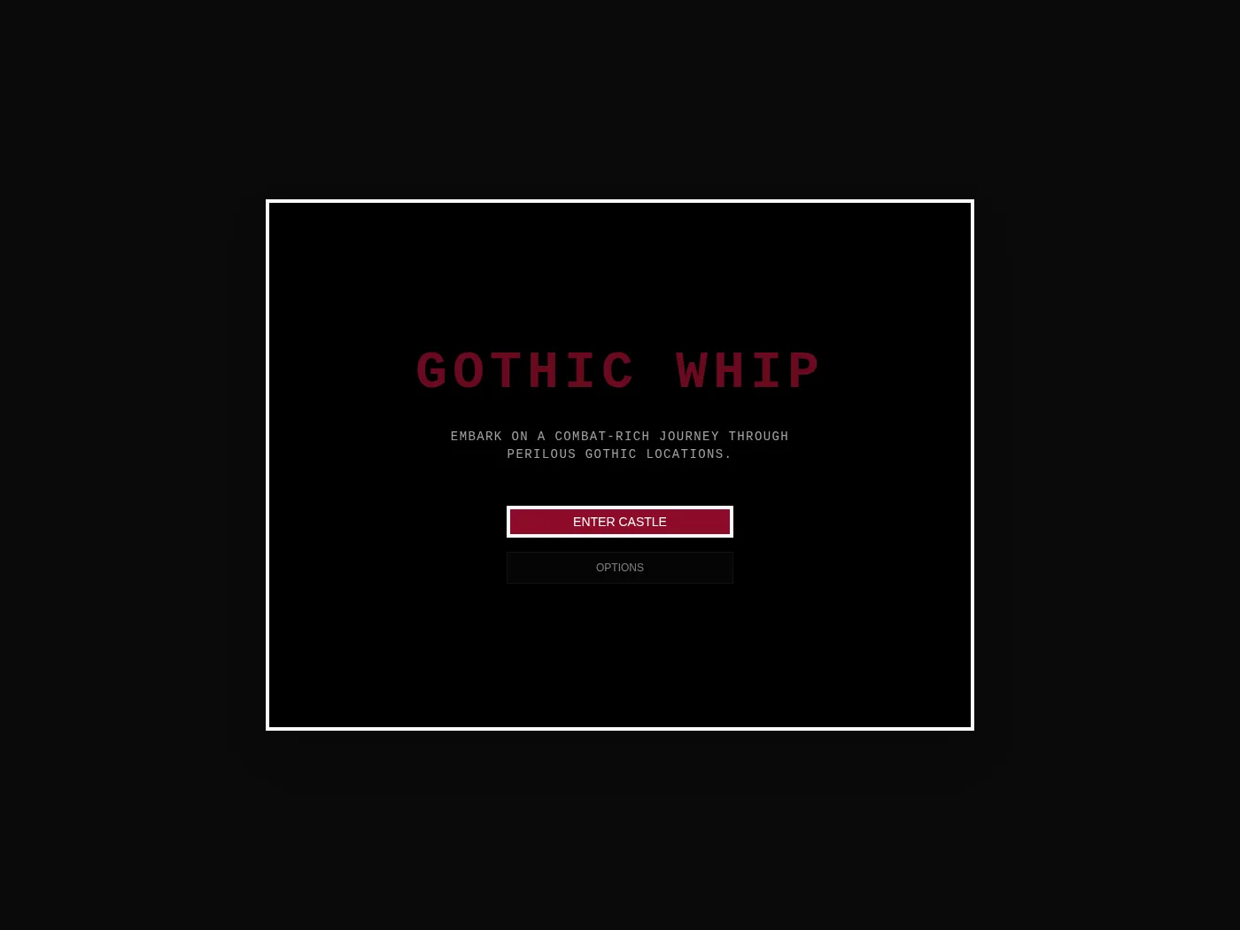 Gothic Whip: Pixelvania