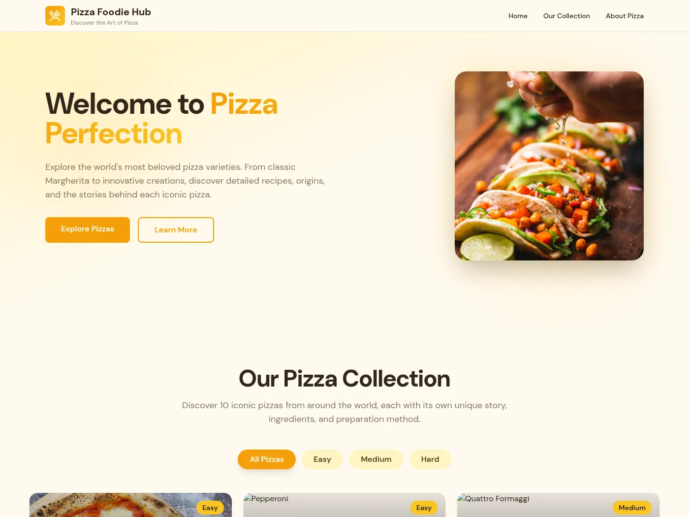 Pizza Foodie Hub