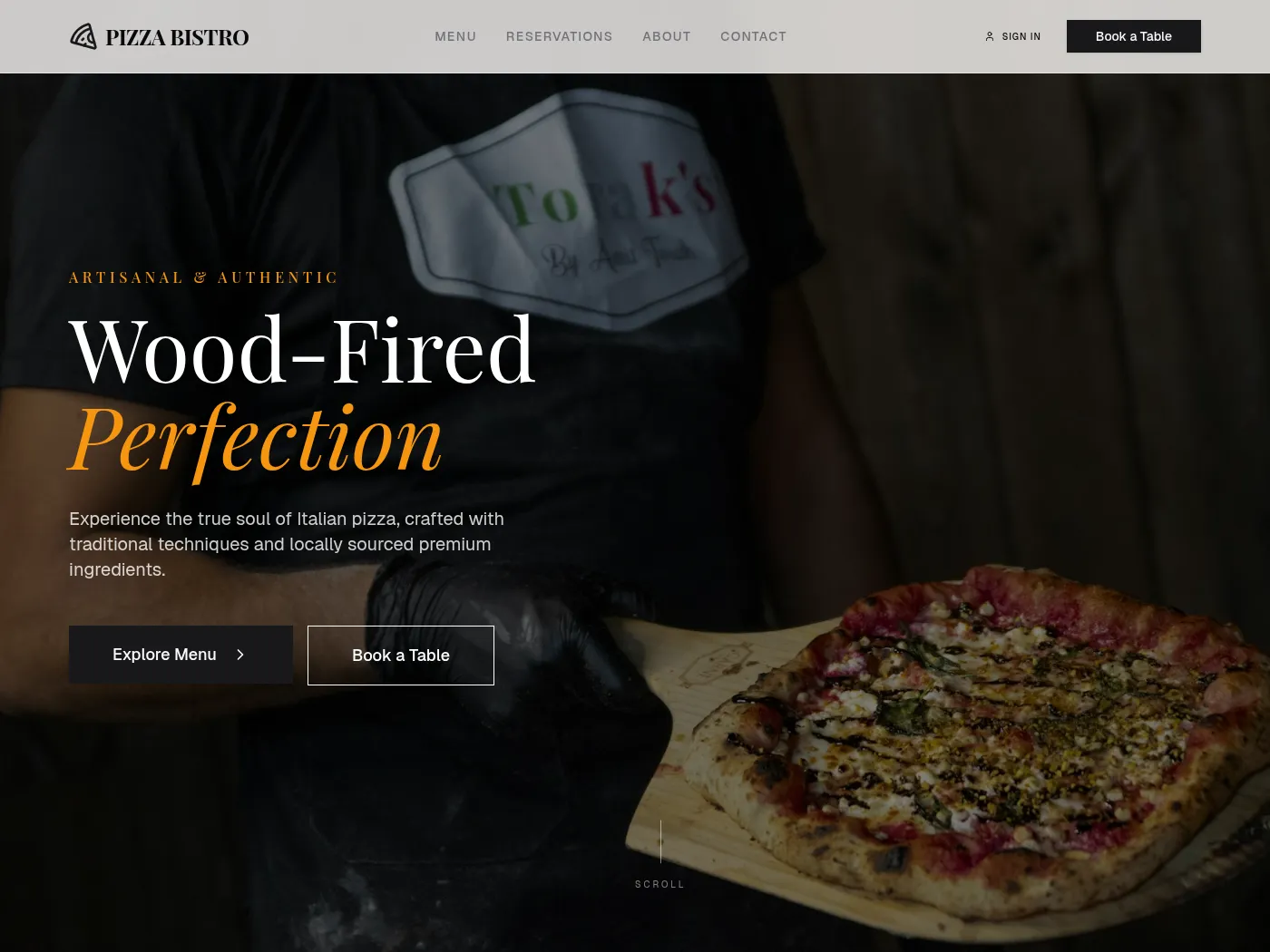Pizza Bistro Site