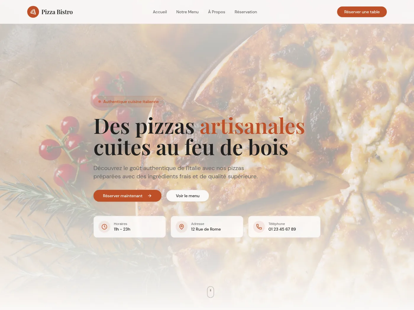 Pizza Bistro Web