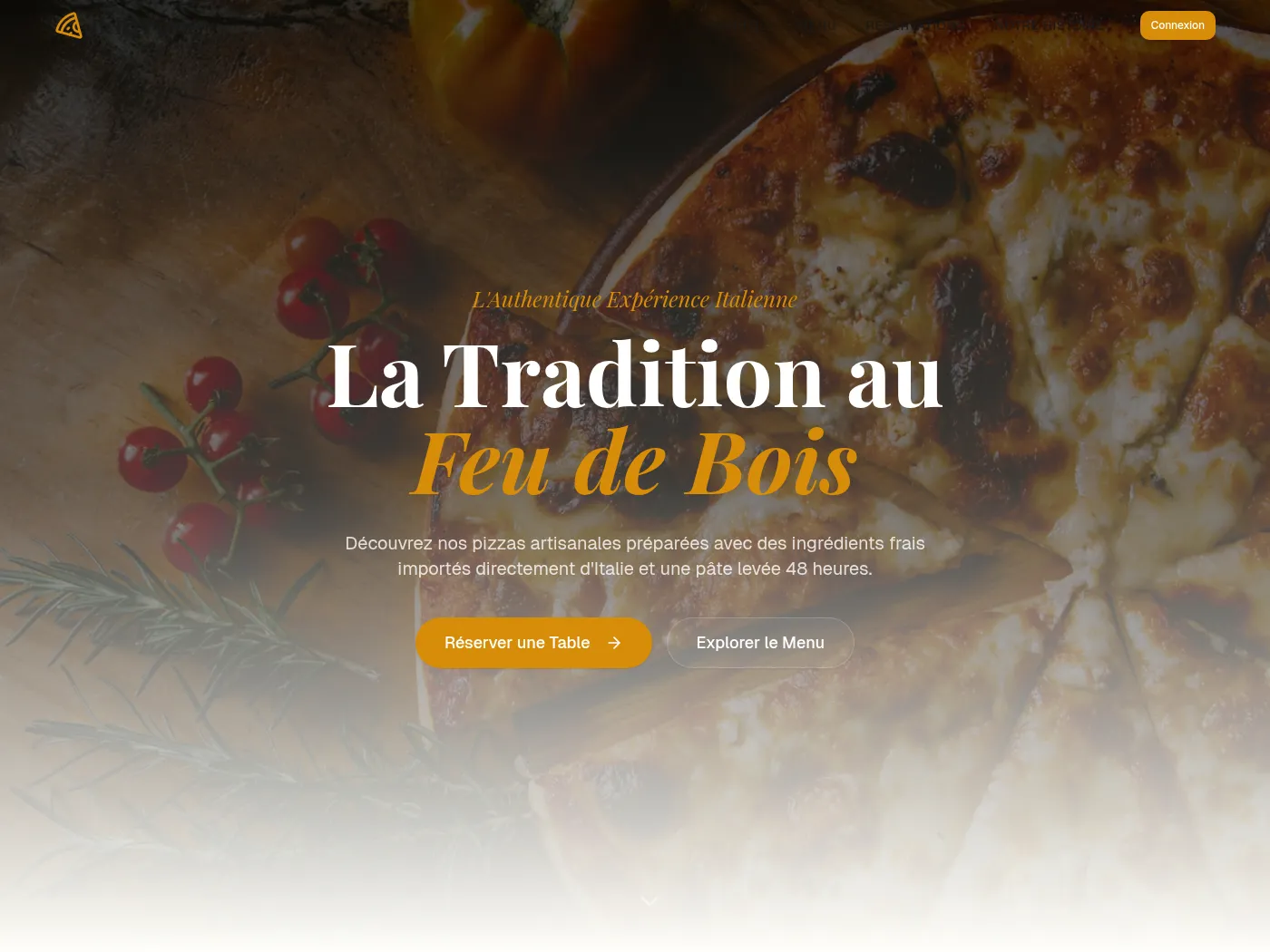 Pizza Restaurant Website