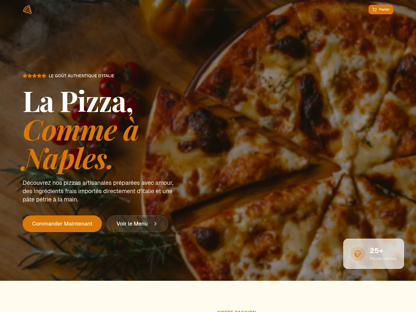 Pizza Restaurant Web