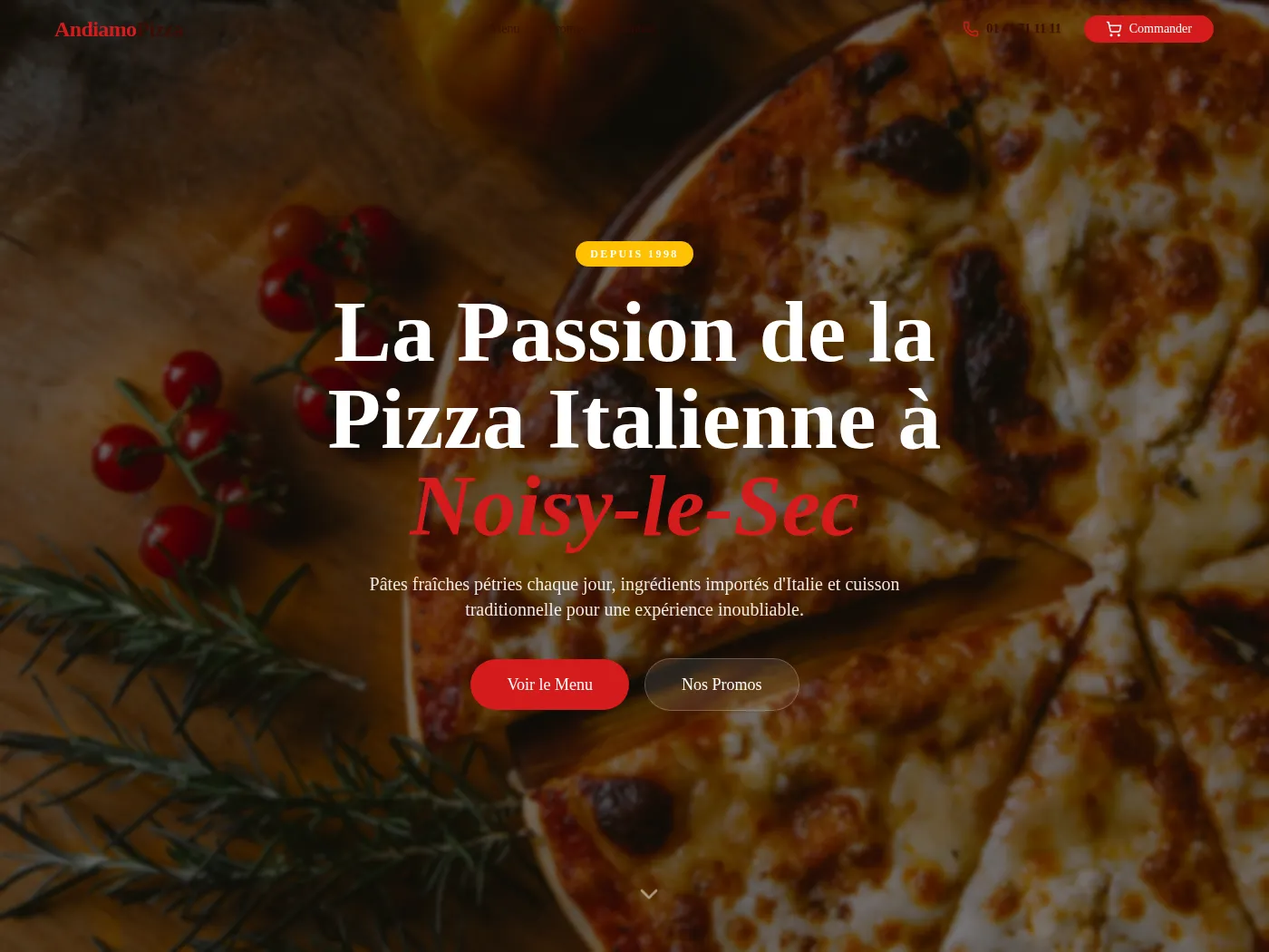 Andiamo Pizza Replica