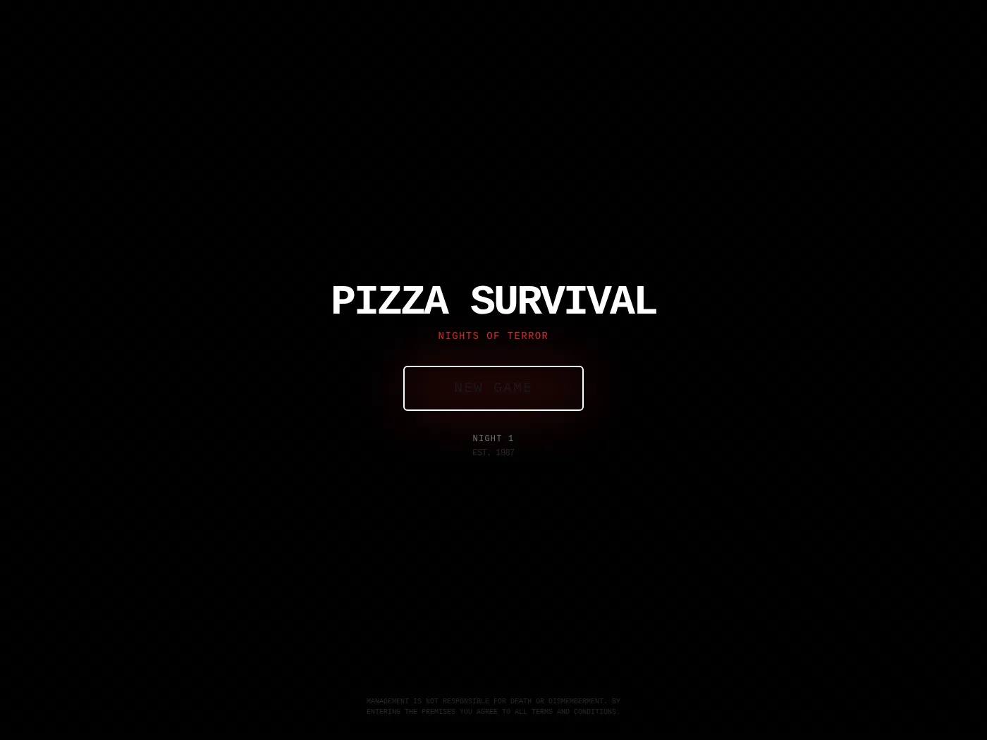 Pizza Survival Nights