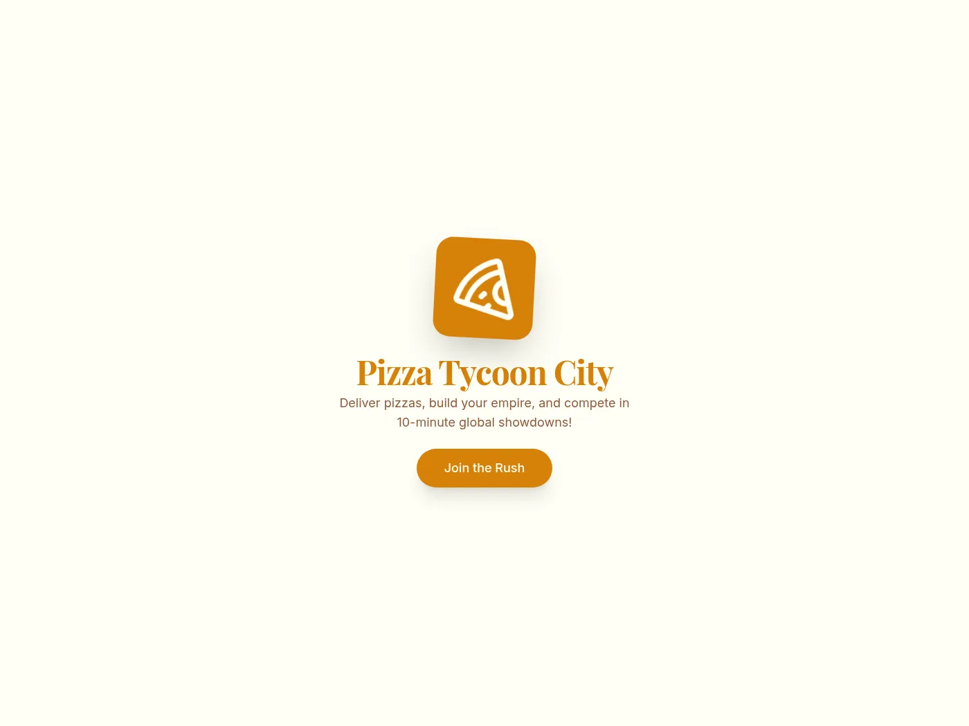 Pizza Tycoon City