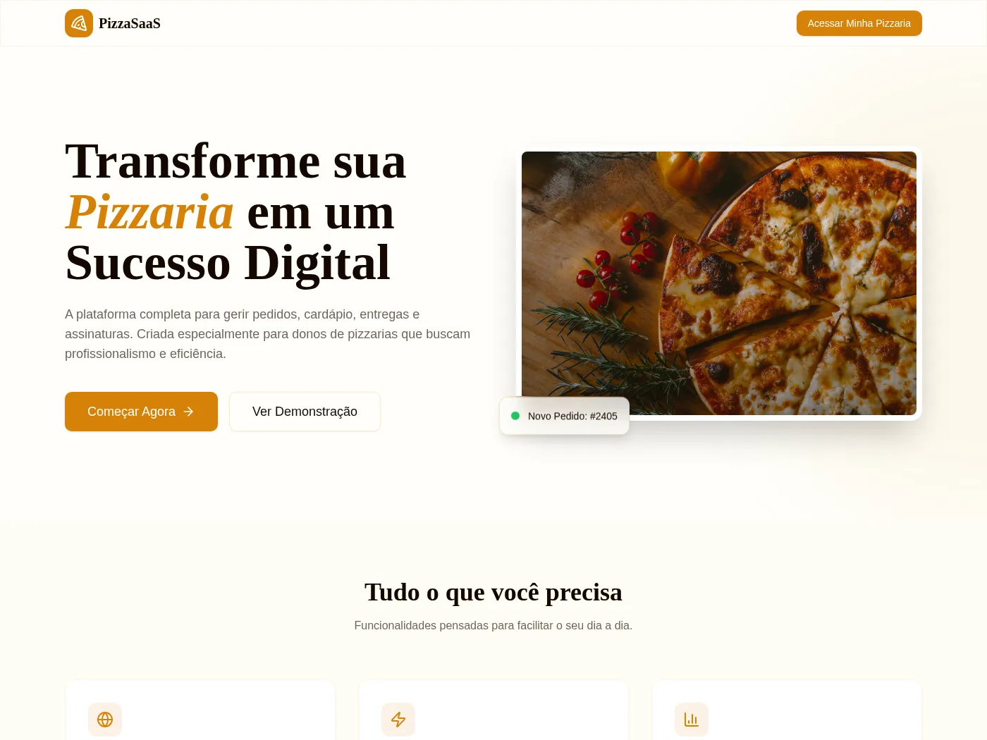 Pizzaria SaaS Manager
