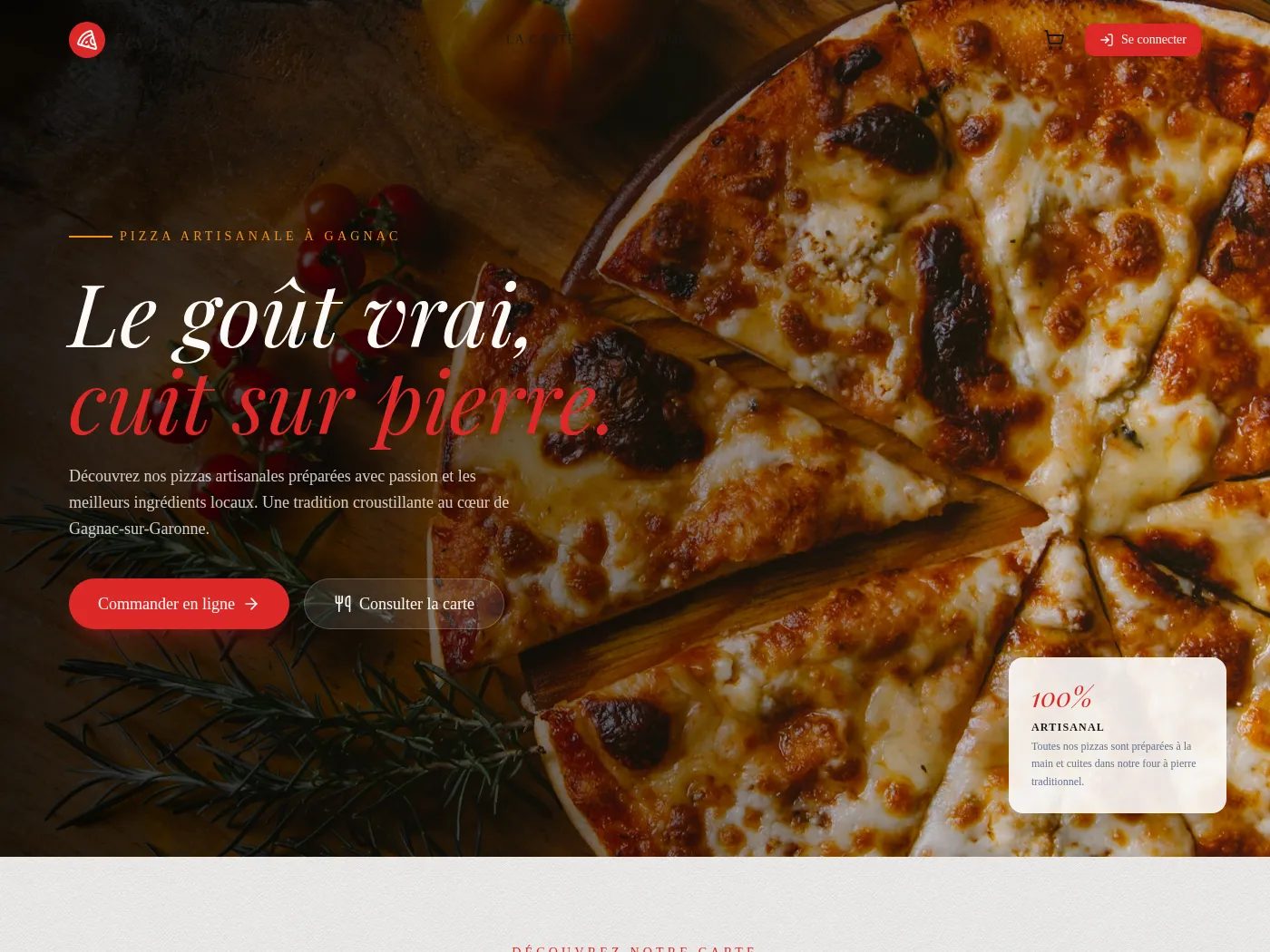 Les 3 As Pizzeria Site
