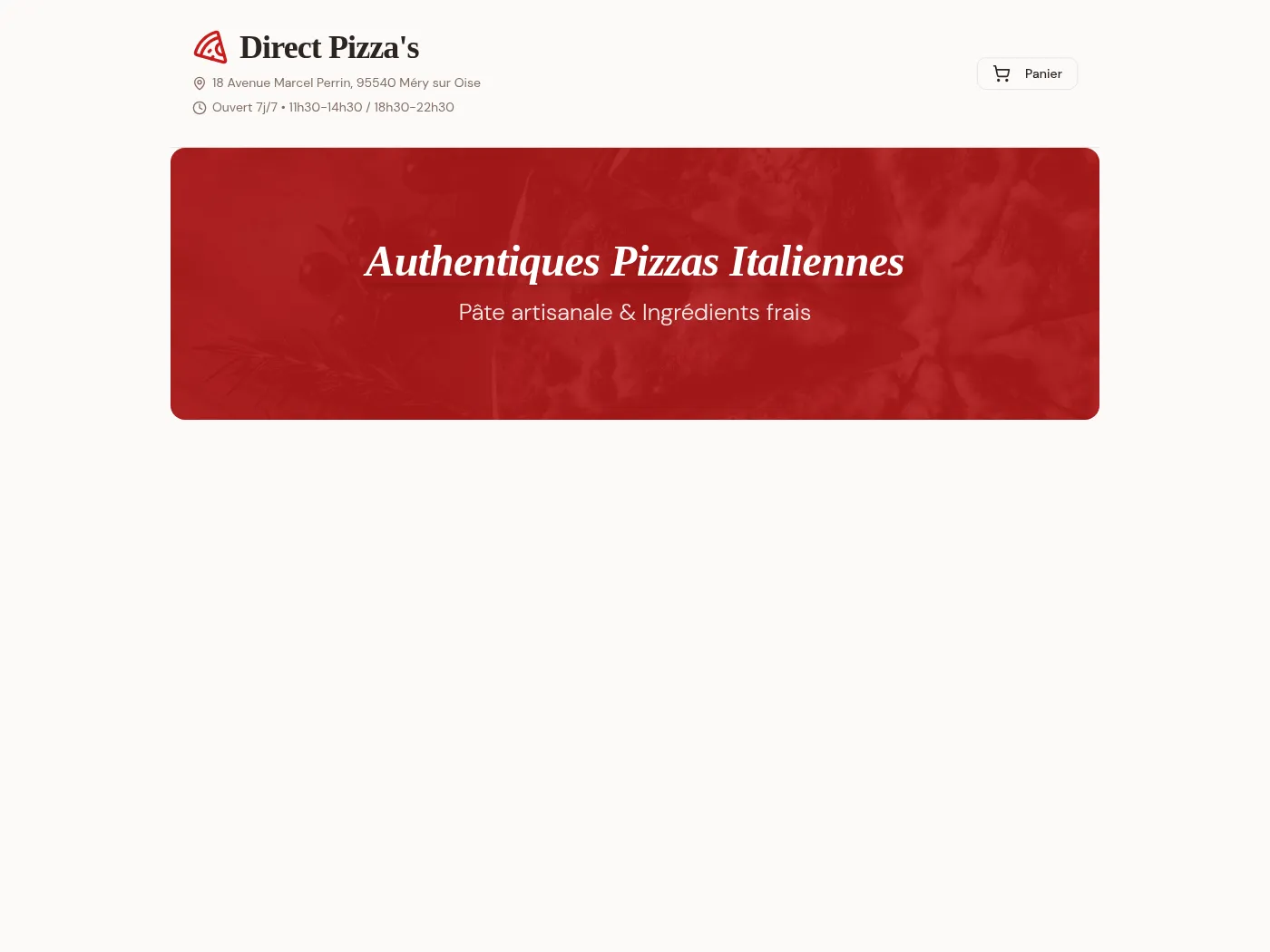 Pizzeria Manager