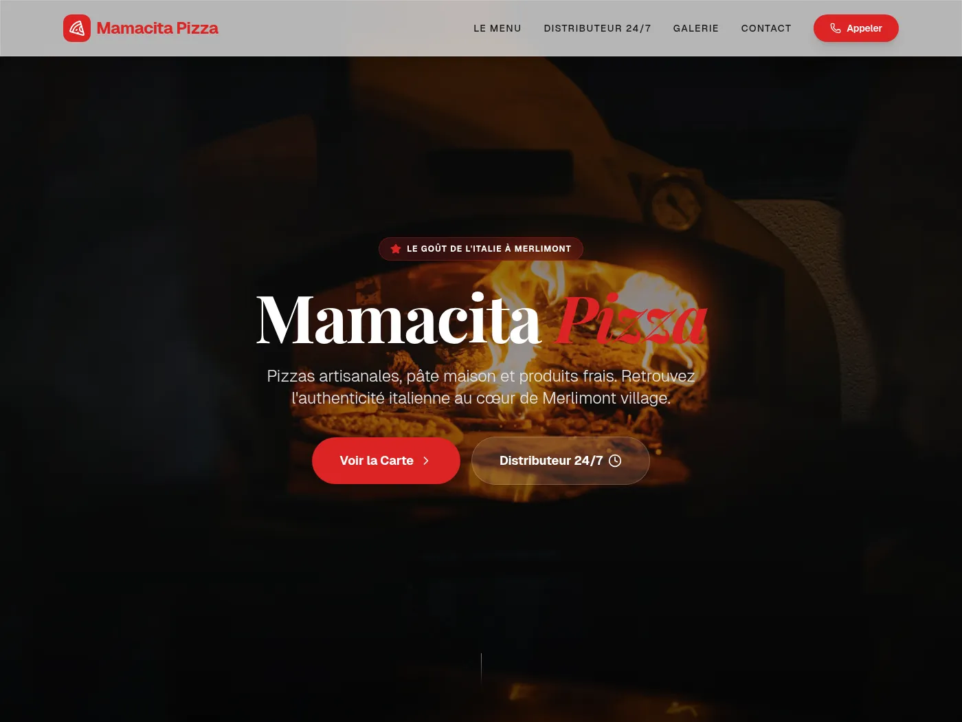 Pizzeria Showcase Site