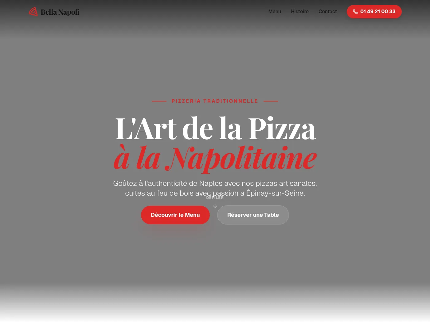 Bella Napoli Webpage