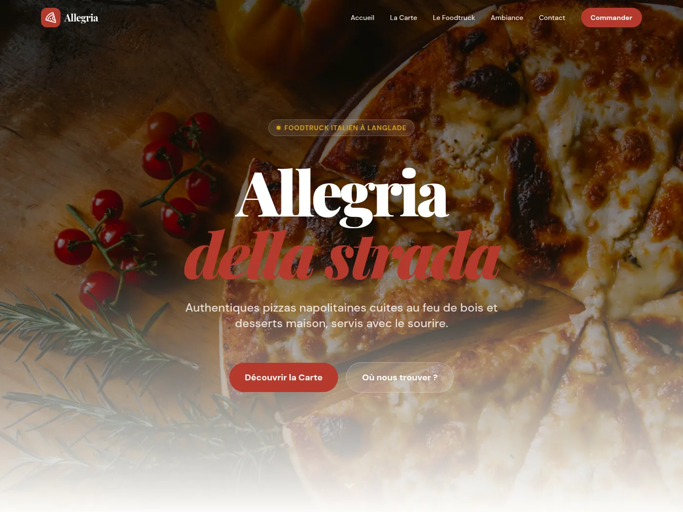 Pizzeria Showcase Site