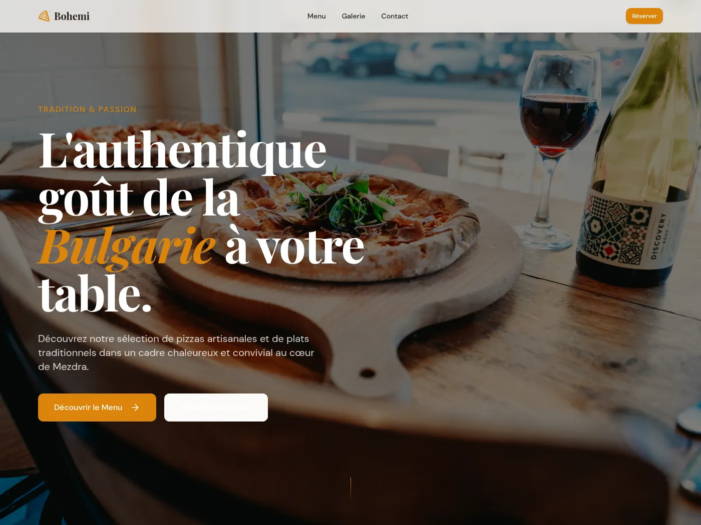 Pizzeria Showcase Site
