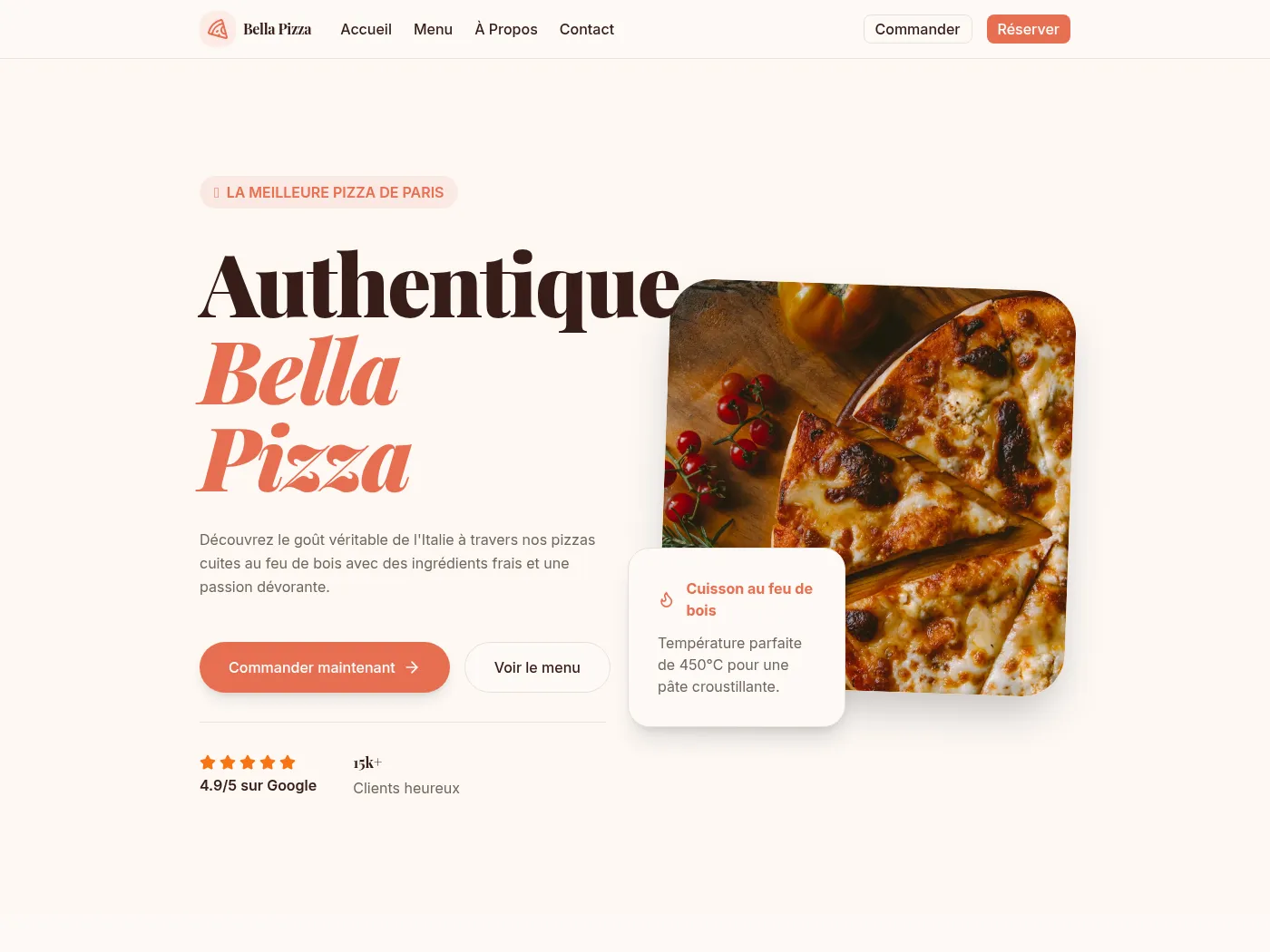 Bella Pizza Web