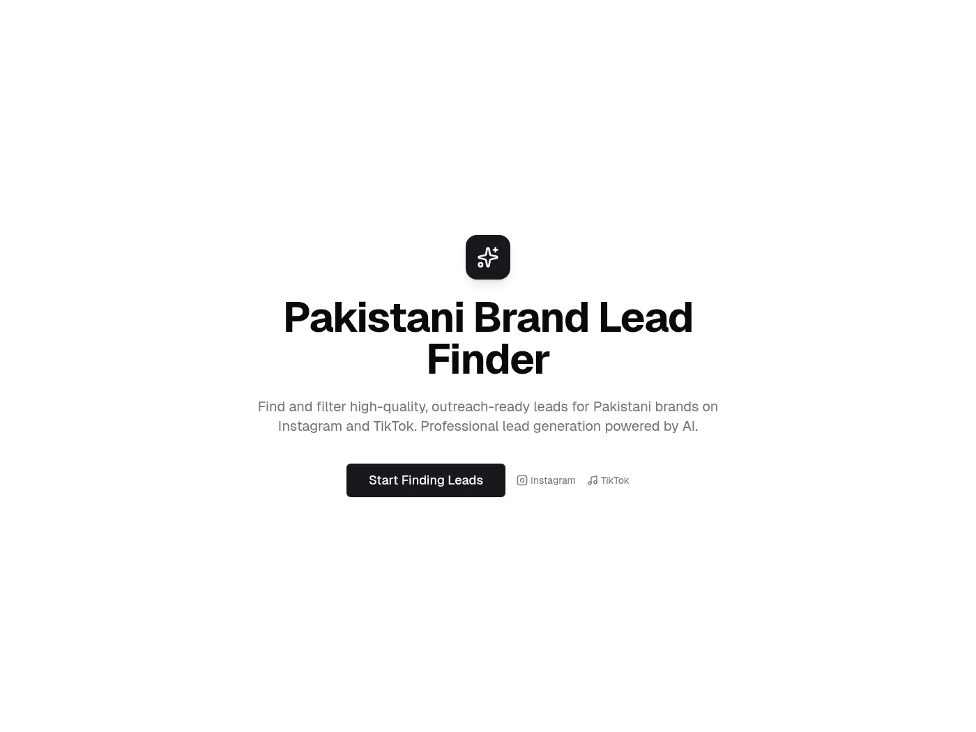 Pakistani Brand Lead Finder