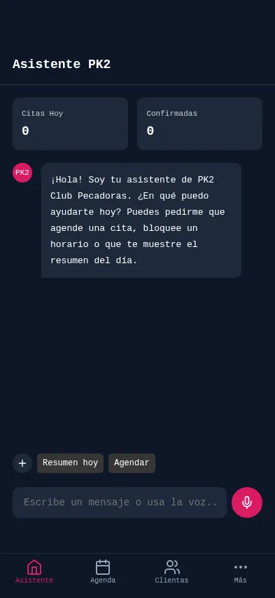PK2 Club Pecadoras App