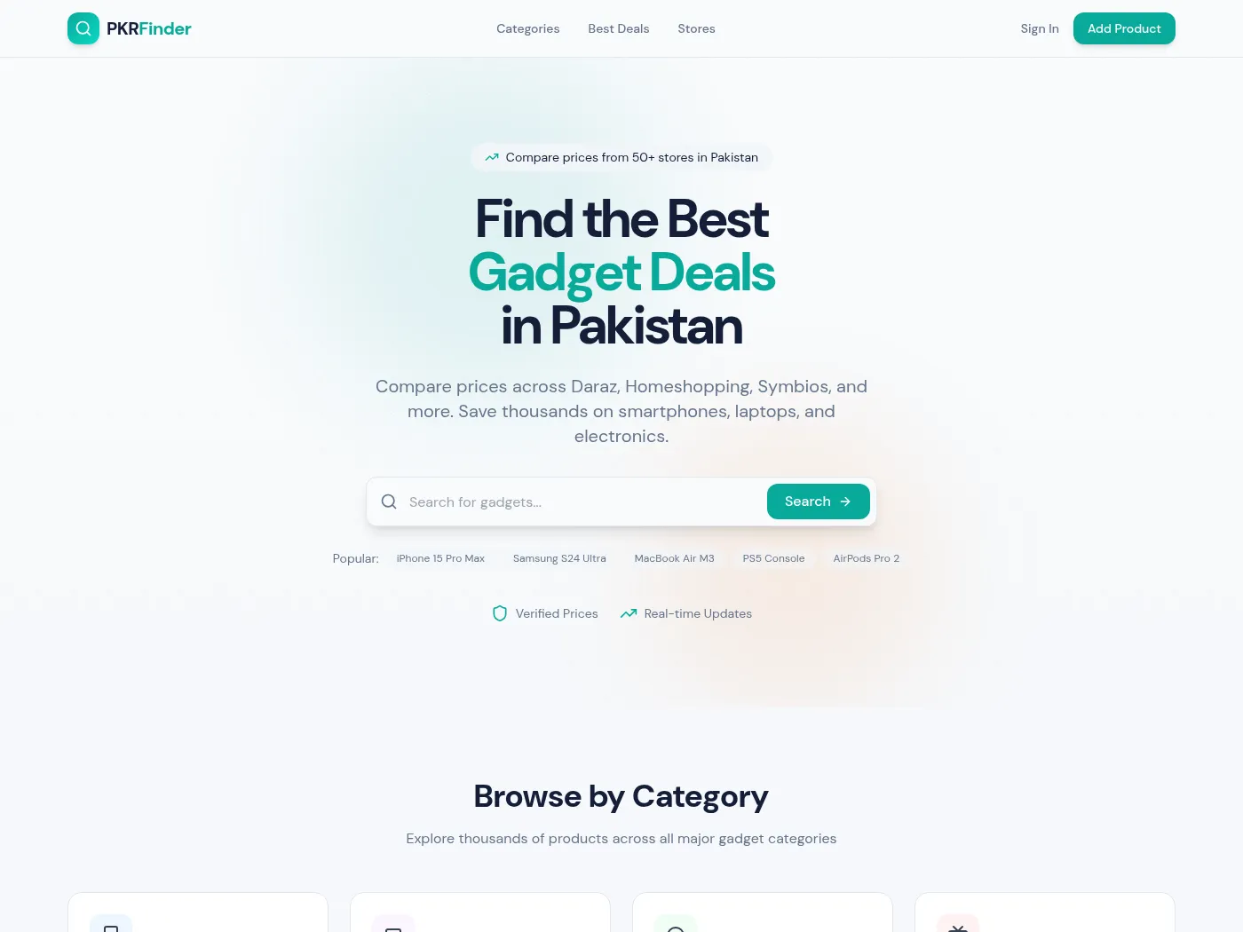PKR Gadget Finder