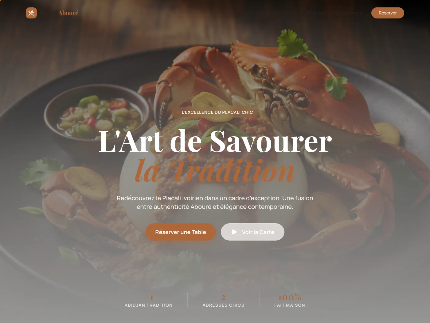 Placali Abouré Restaurant Site