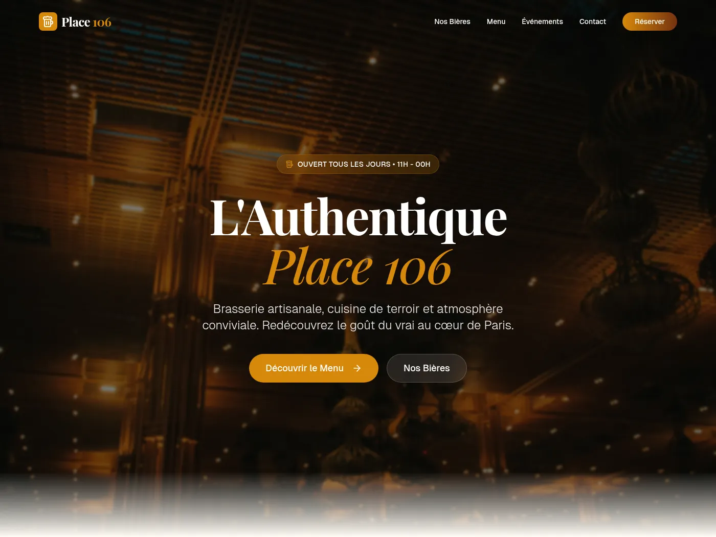 La Place 106 Brasserie Site