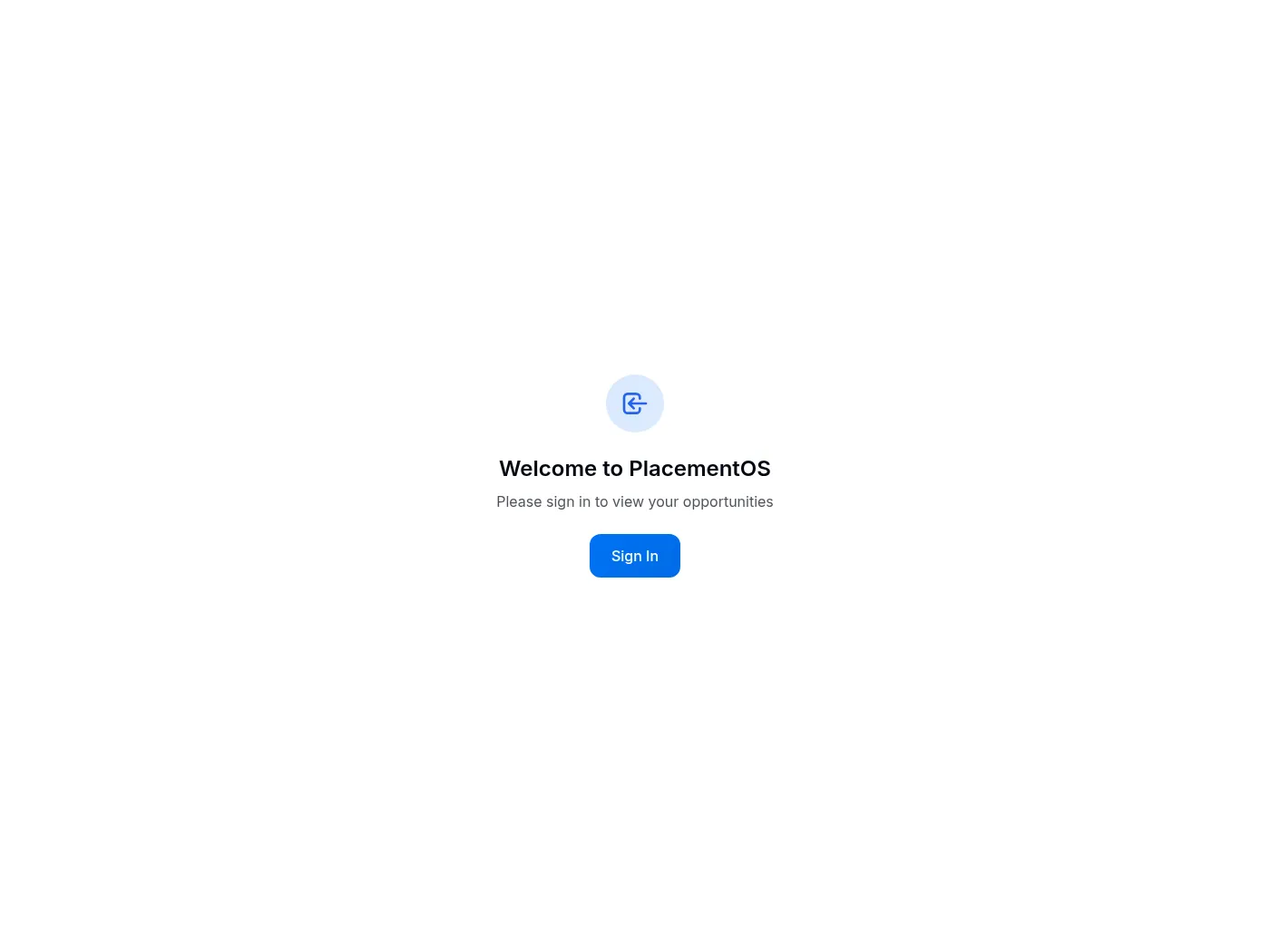 PlacementOS: Smart Student Dashboard