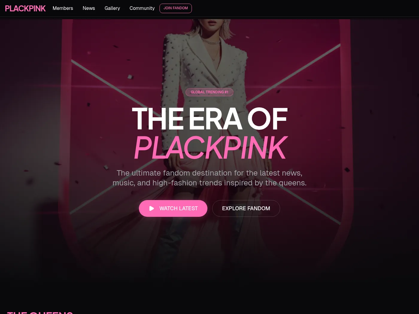 PlackPink Web App