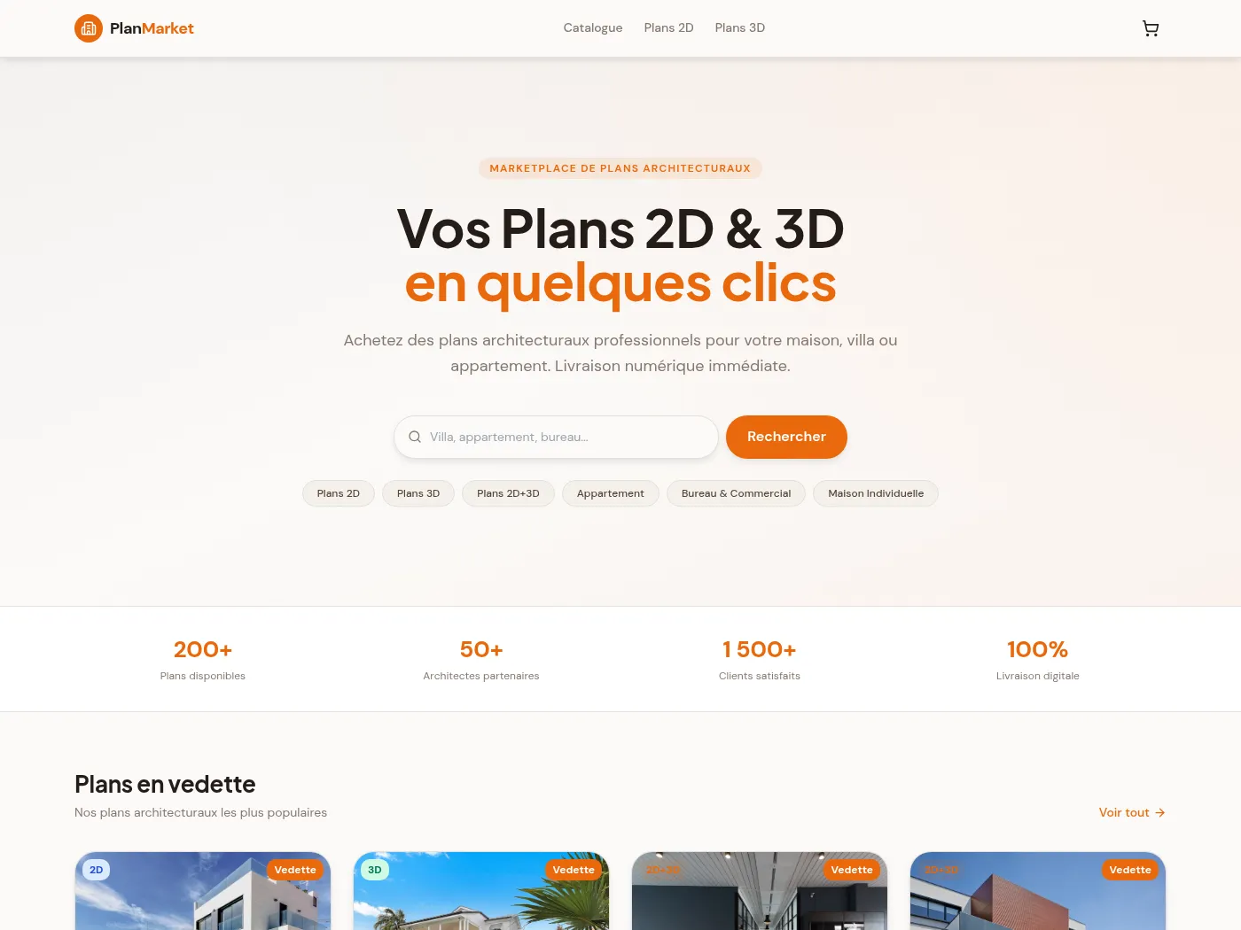2D & 3D Plan Store