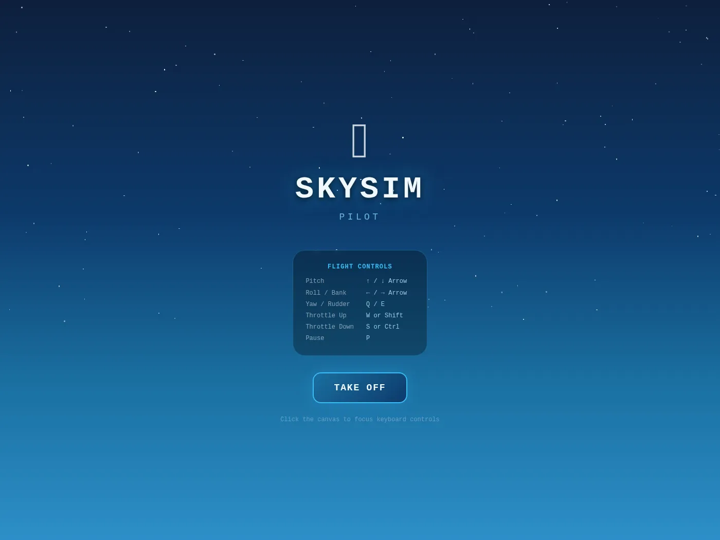 SkySim Pilot