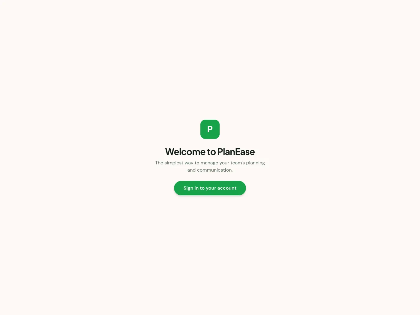 PlanEase Web App