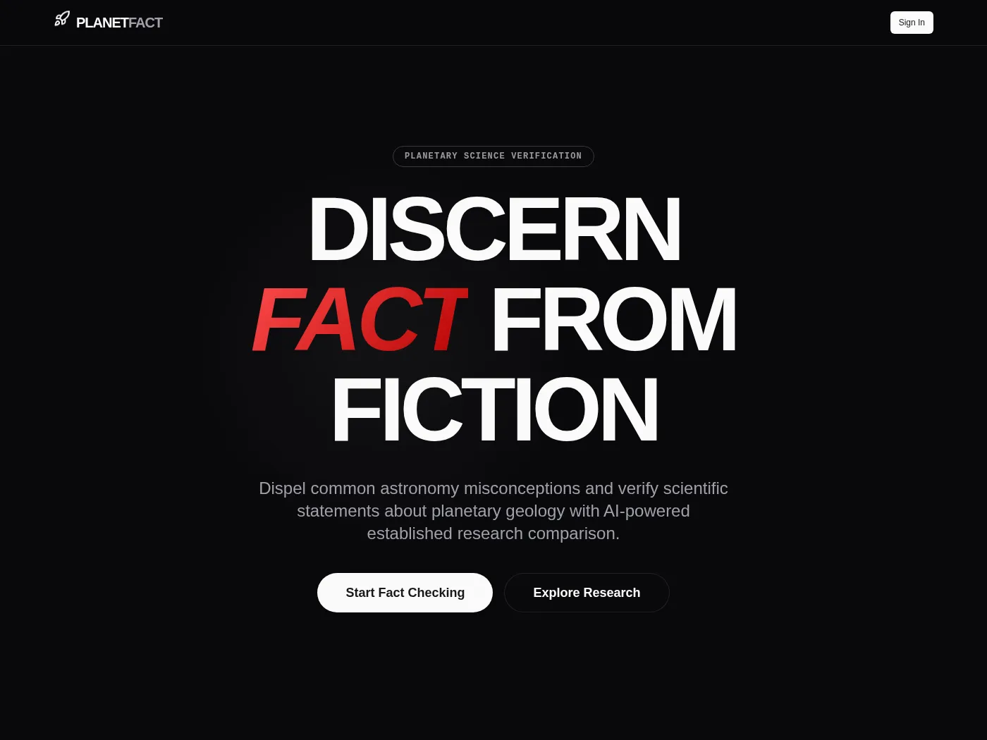 Solar System Fact Checker