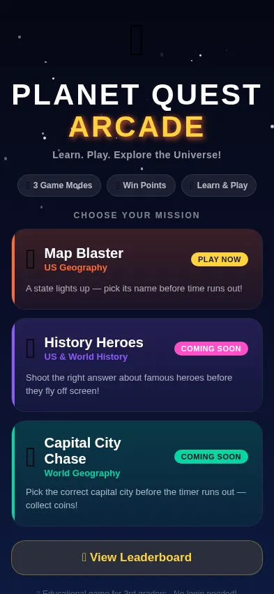 Planet Quest Arcade