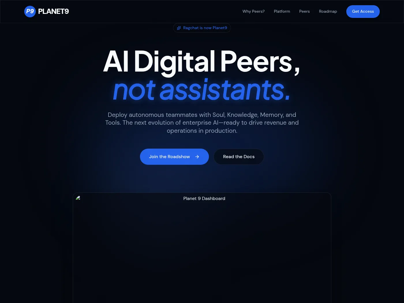 Planet9 Launch Website