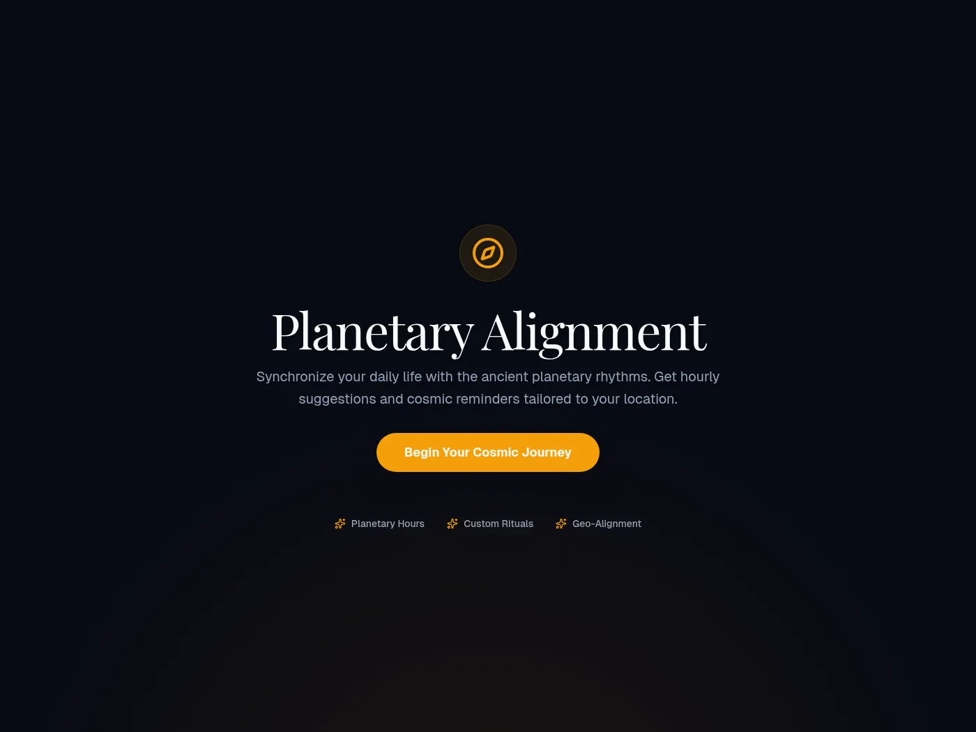 Planetary Alignment App