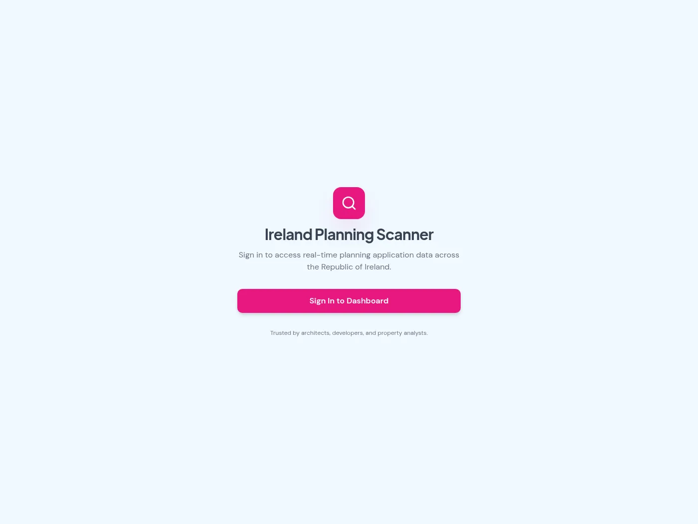 Ireland Planning Scanner