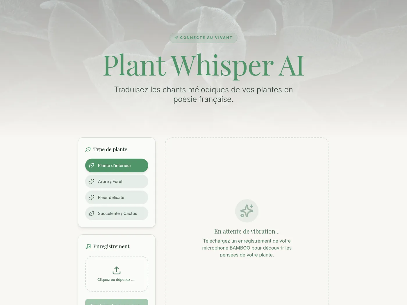 Plant Whisper AI