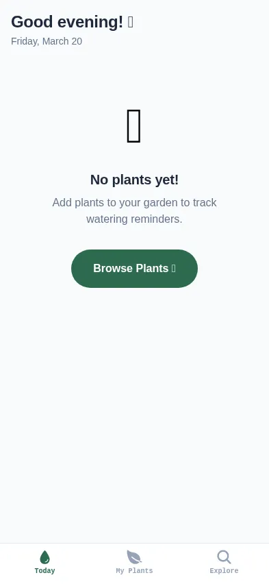 PlantPal Reminder App