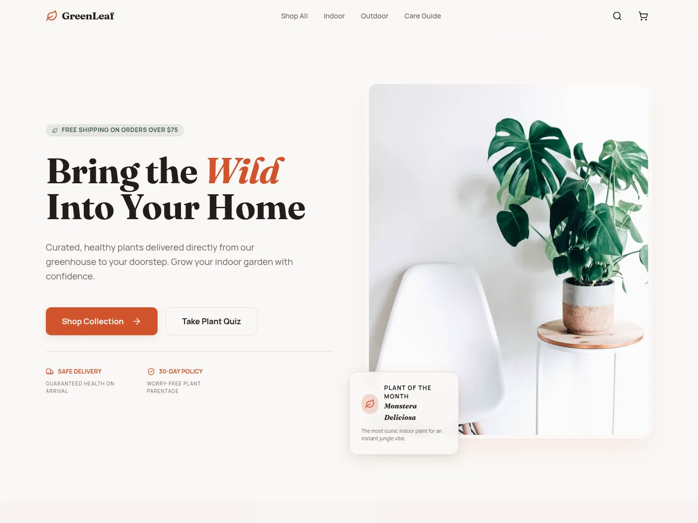 GreenLeaf Online Shop